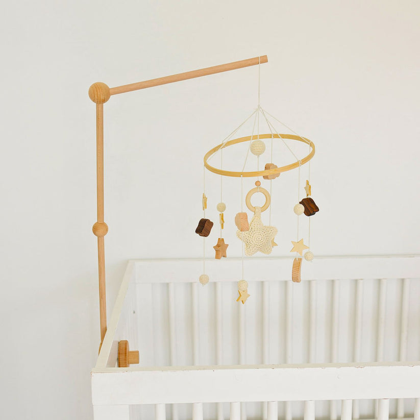 Wooden Baby Mobile Hanger for Crib | OkidoKids®